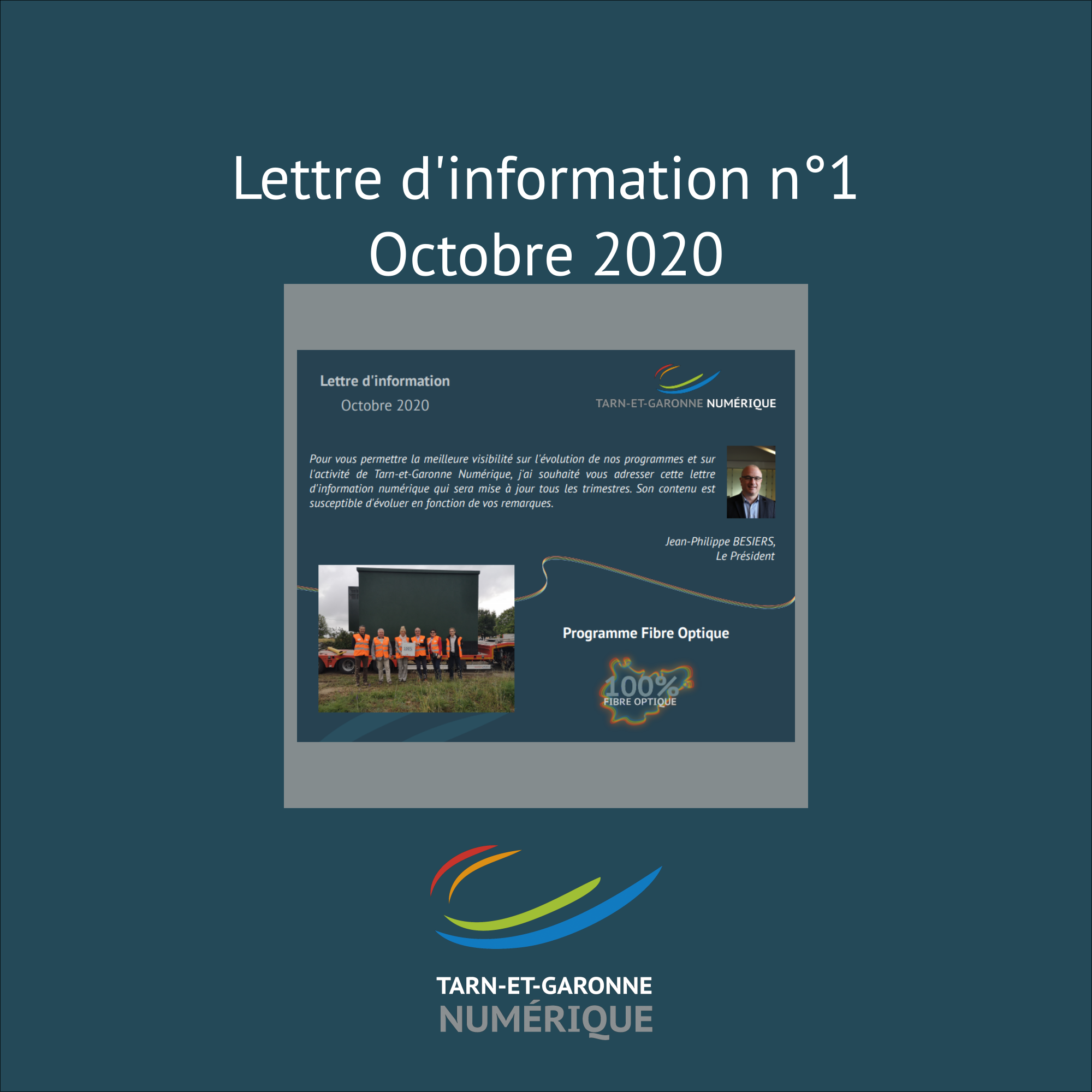 Lettre d'information n°1 - TARN ET GARONNE AMÉNAGEMENT